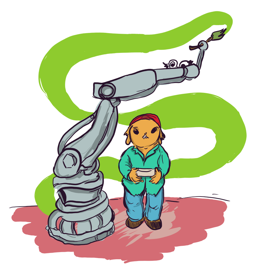 Giant robot arm - Sudo Room